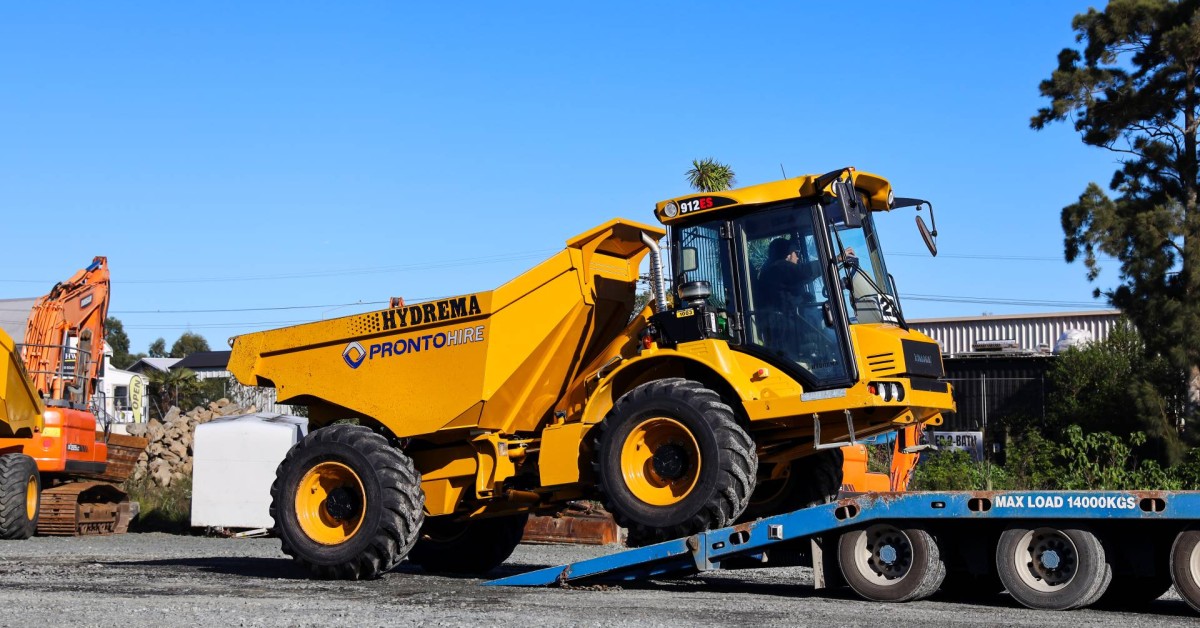 Hydrema 912 12T Articulated Dumper - Pronto Hire Auckland