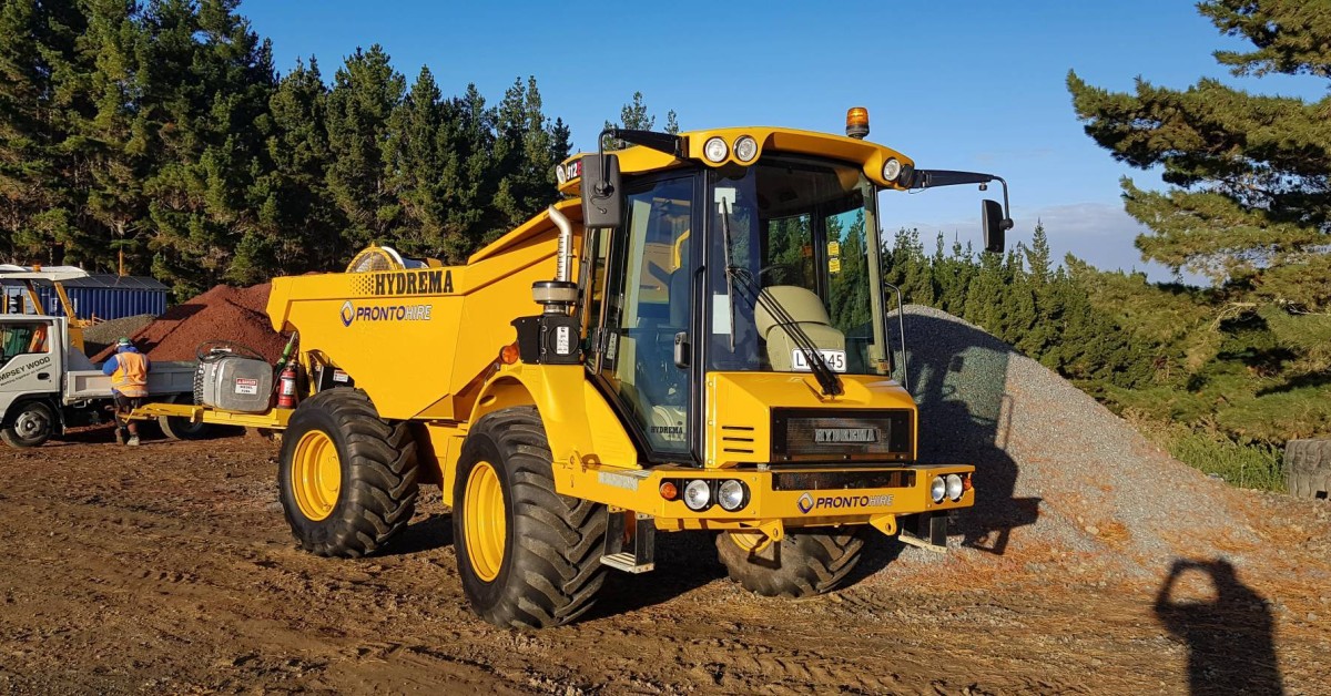 Hydrema 912HM 12 Ton Articulated Dumper - Pronto Hire Auckland