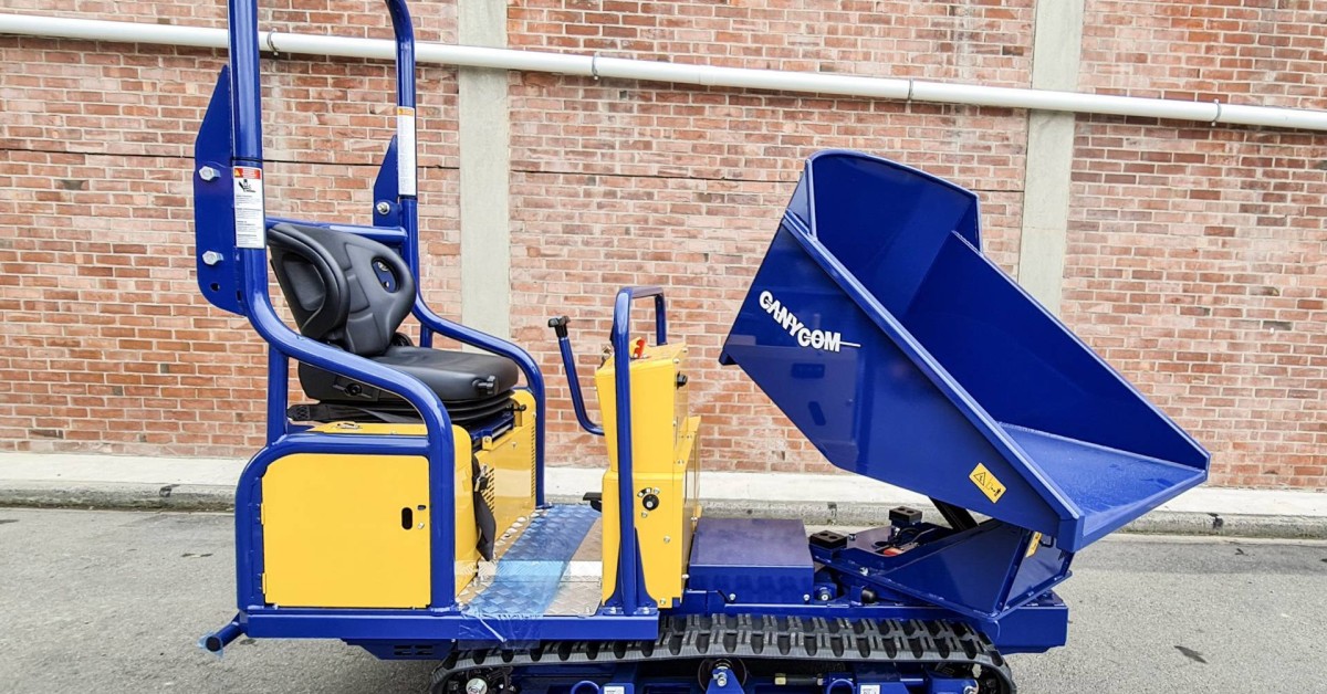 1.2 Ton Track Swivel Tip Dumper - Pronto Hire Auckland